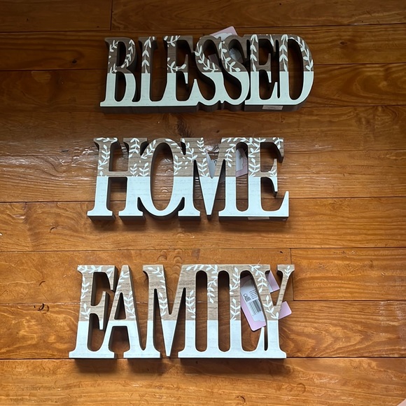 Accents | Blessed Family Home Decor | Poshmark